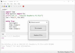 MicroPython – Programando una Raspberry Pi Pico – Internet de las Cosas